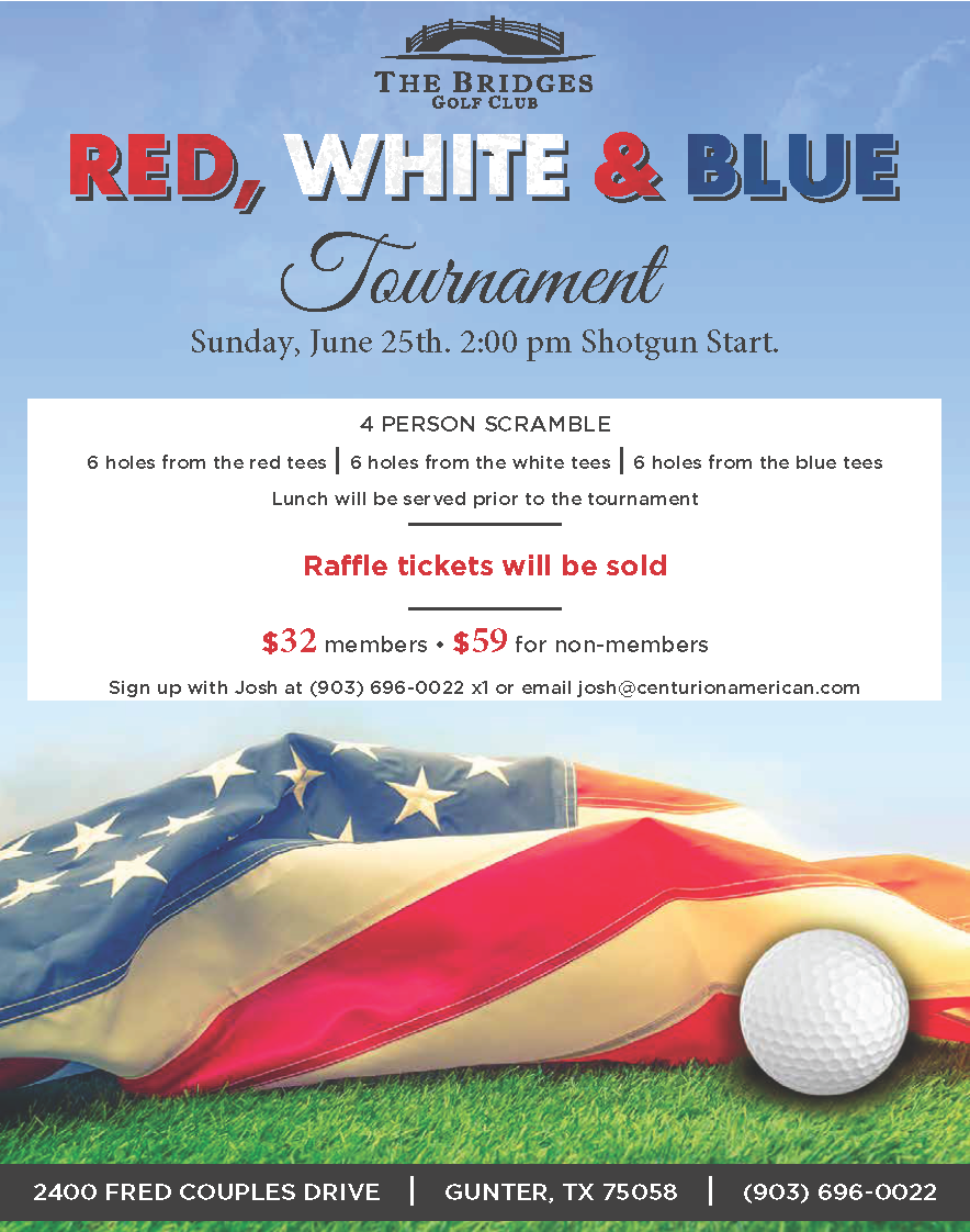 Red, White, & Blue Tournament - The Bridges Golf Club